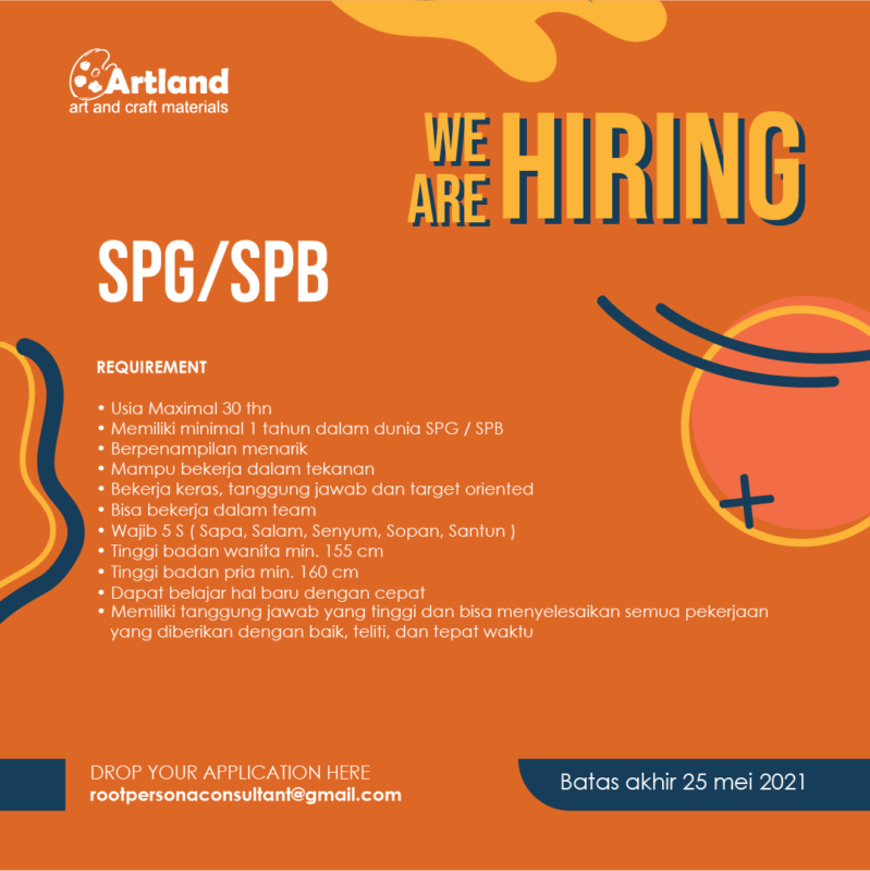 Lowongan Kerja SPG/SPB di Artland - JakartaKerja