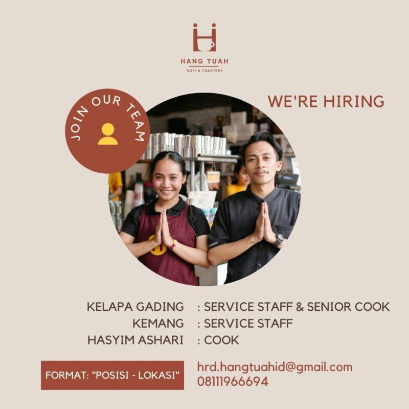 Lowongan Kerja Service Crew - Cook/Senior Cook di Hang Tuah Kopitiam ...