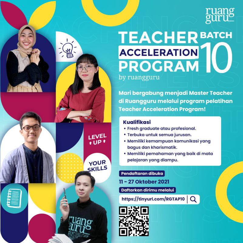 Lowongan Kerja Teacher Acceleration Program di Ruangguru - JakartaKerja