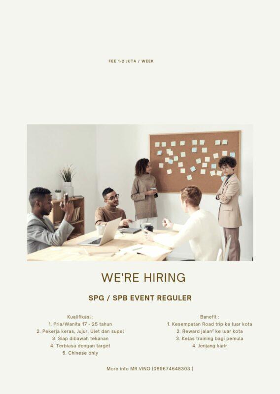 Lowongan Kerja SPB - SPG di Jakarta Communication Project - JakartaKerja