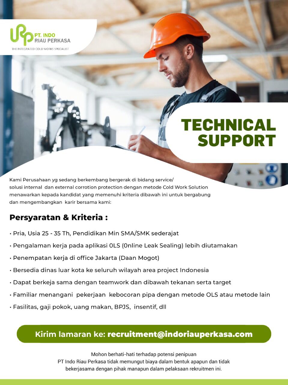 Lowongan Kerja Technical Support (Specialist) - Business Development ...
