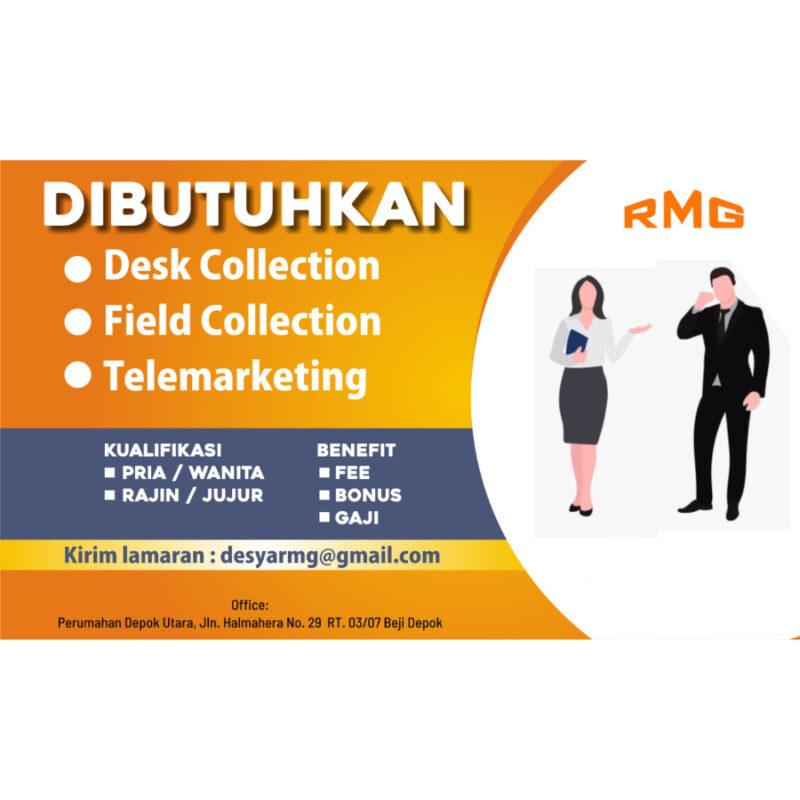 Lowongan Kerja Desk Collection - Field Collection - Telemarketing di PT ...