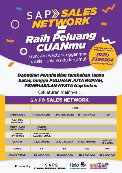 Lowongan Kerja Sales Network di PT. Solusi Aksesindo Pratama - JakartaKerja