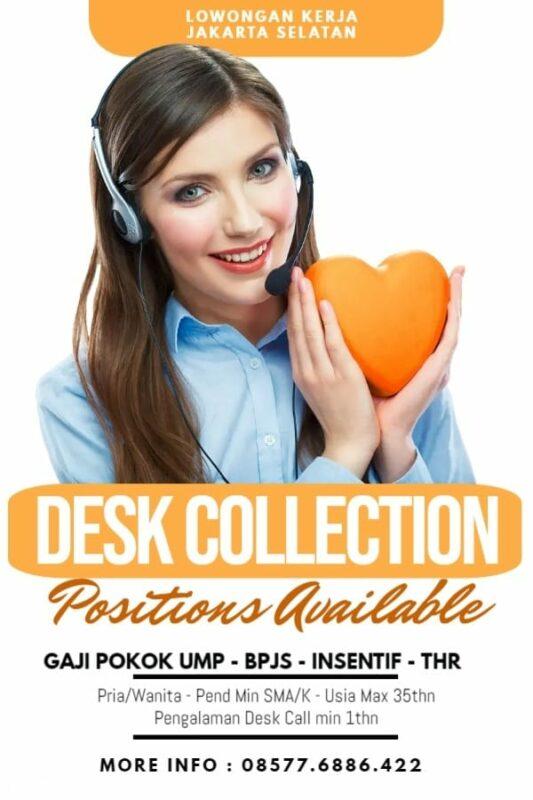 Lowongan Kerja Desk Collection di PT. Danamas Insan Kreasi Andalan ...