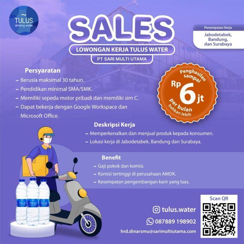 Lowongan Kerja Sales Area Jakarta di PT. Sari Multi Utama - JakartaKerja