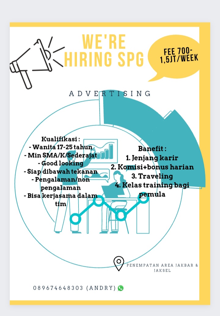 Lowongan Kerja SPG di Jakarta Communication Project - JakartaKerja