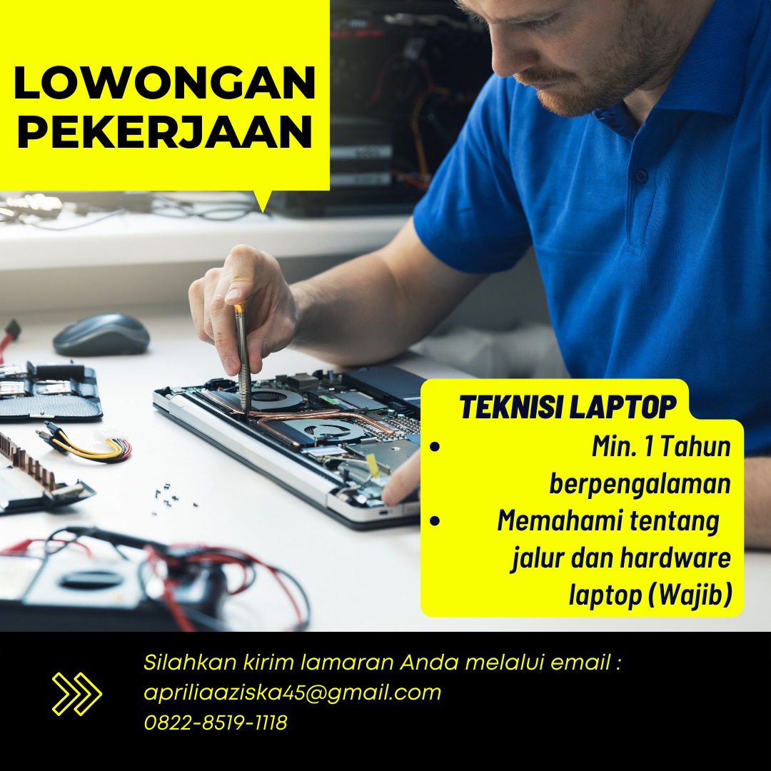 Lowongan Kerja Teknisi Laptop di Gadget House - JakartaKerja