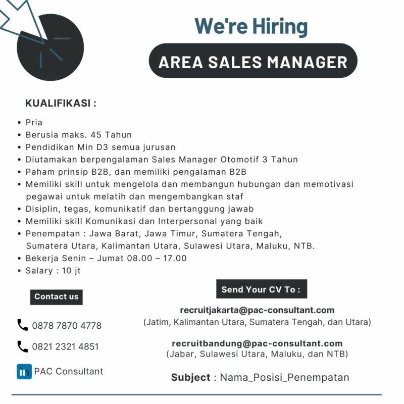 Lowongan Kerja Area Sales Manager - Staff Teknik Lapangan - Legal KPR ...
