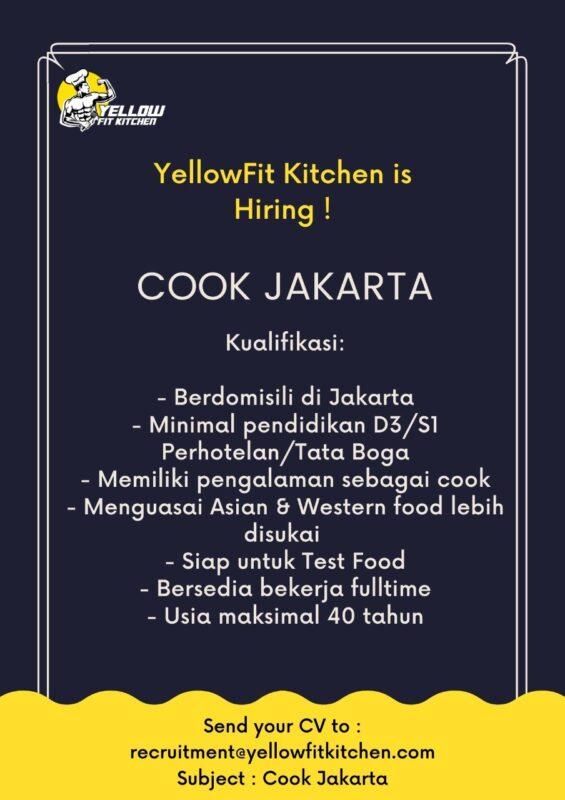 Lowongan Kerja Cook Jakarta di Yellowfit Kitchen - JakartaKerja