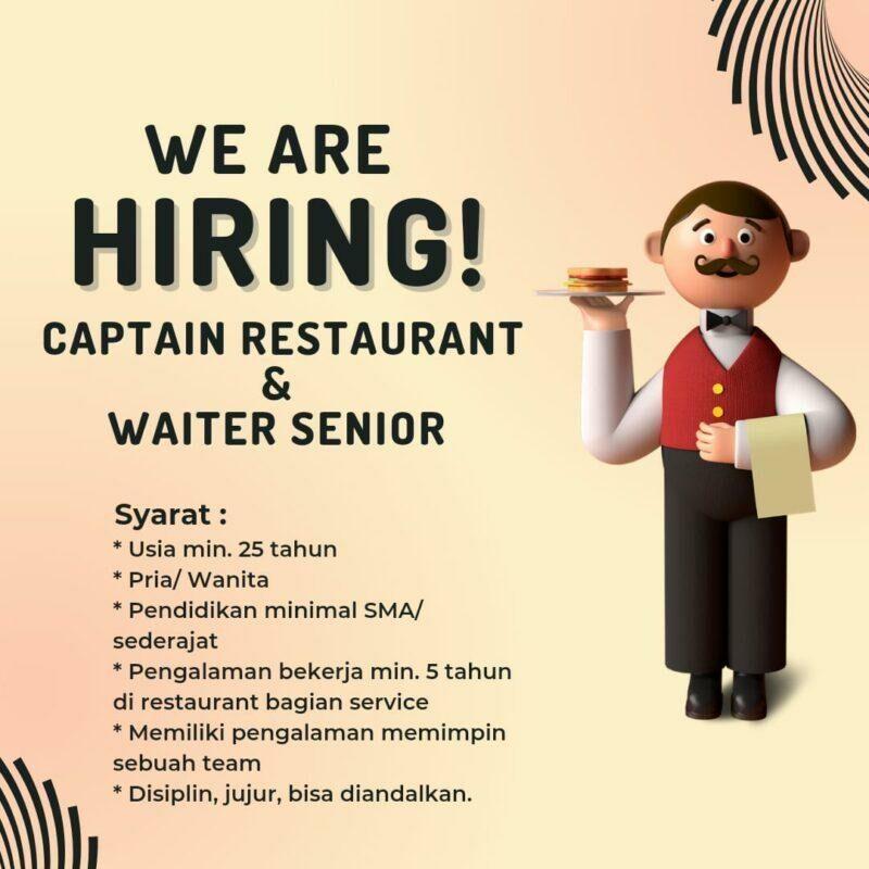 Lowongan Kerja Captain Restaurant - Waiter Senior di Snabb Coffee ...