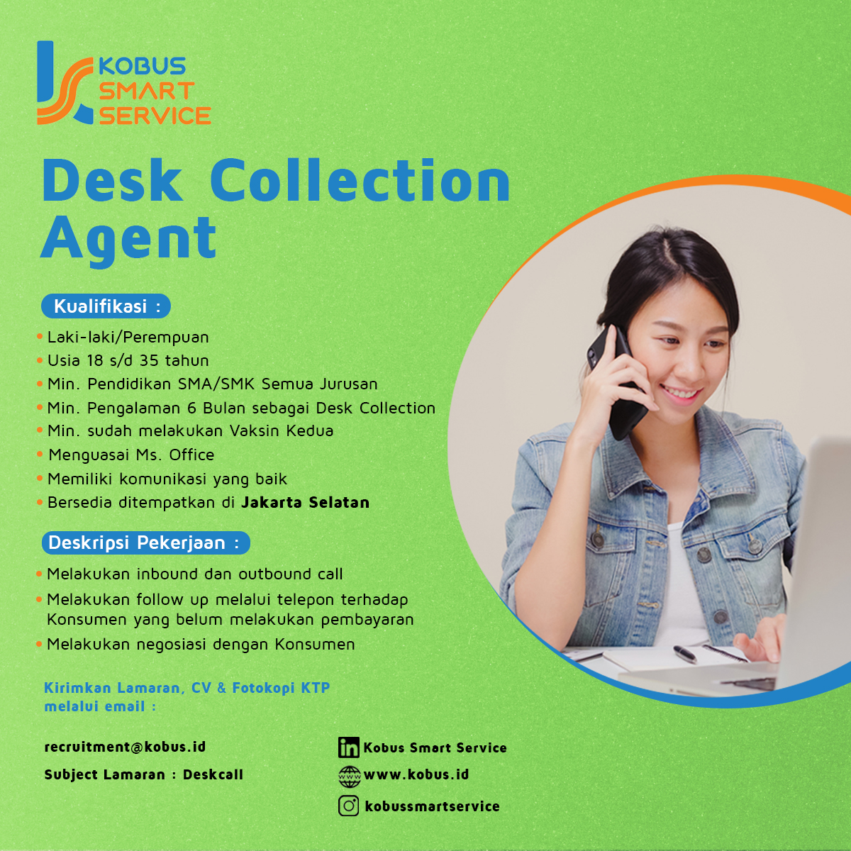 Lowongan Kerja Desk Collection - Perumperindo.co.id