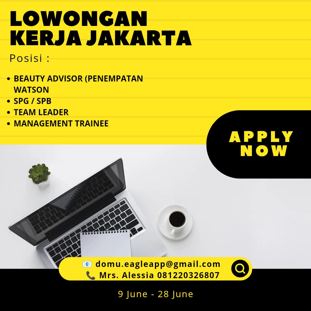 Lowongan Kerja Beauty Advisor - SPG/SPB - Team Leader - Management Trainee di PT. Indo Elang ...