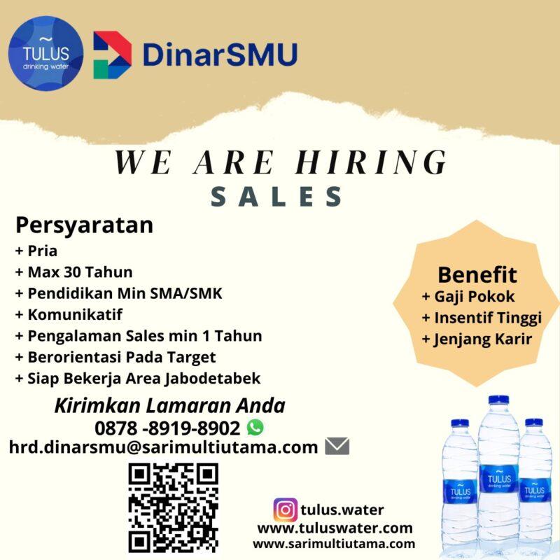 Lowongan Kerja Sales di PT. Sari Multi Utama - JakartaKerja