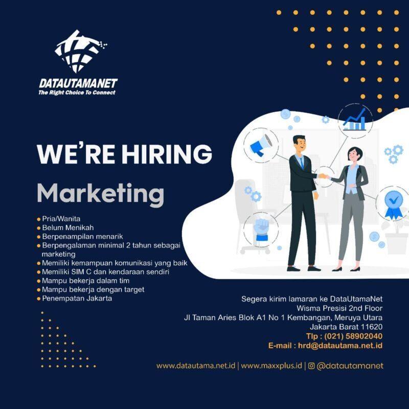 Lowongan Kerja Marketing di PT. Data Utama Dinamika - JakartaKerja