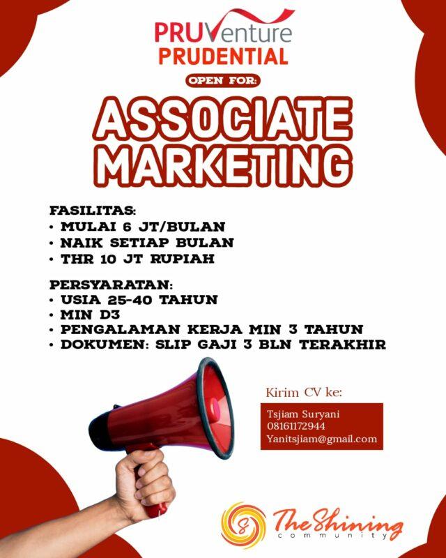 Lowongan Kerja Associate Marketing di PT. Prudential Life Assurance ...