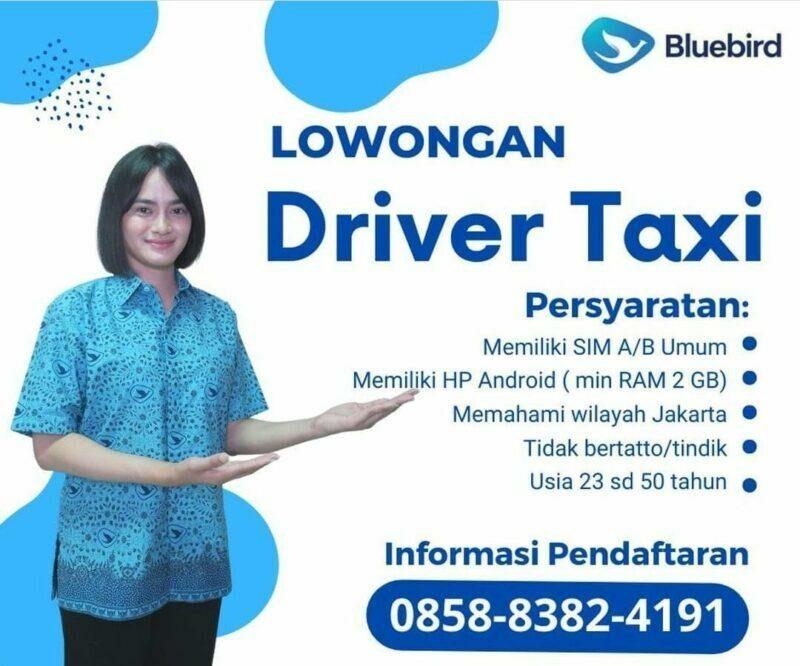 Lowongan Kerja Driver Taksi di PT. Blue Bird - JakartaKerja