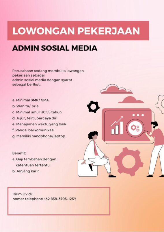 Lowongan Kerja Admin Sosial Media di PT. Kreasi Kriya Digital - JakartaKerja