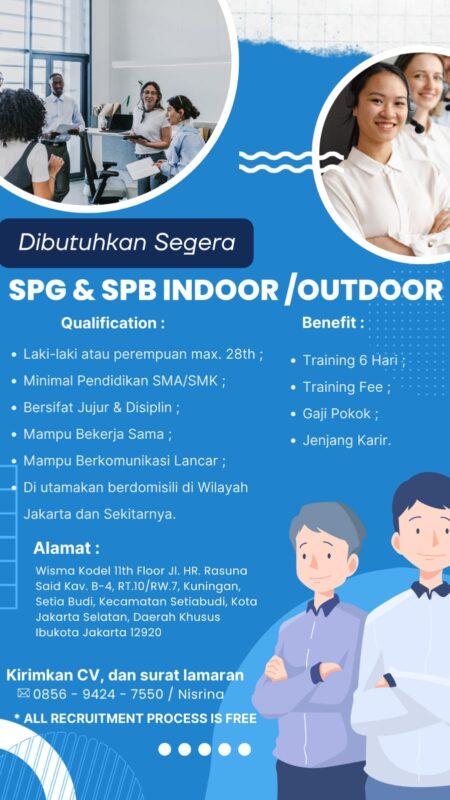 Lowongan Kerja SPG & SPB Indoor/ Outdoor di PT. Berkah Jaya Platinum - JakartaKerja