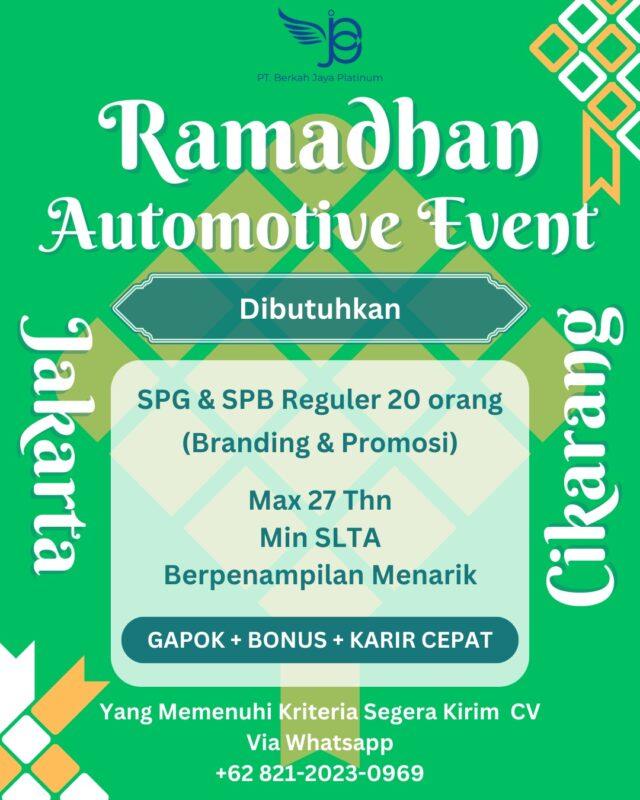 Lowongan Kerja SPG & SPB - Team Leader di PT. Berkah Jaya Platinum - JakartaKerja