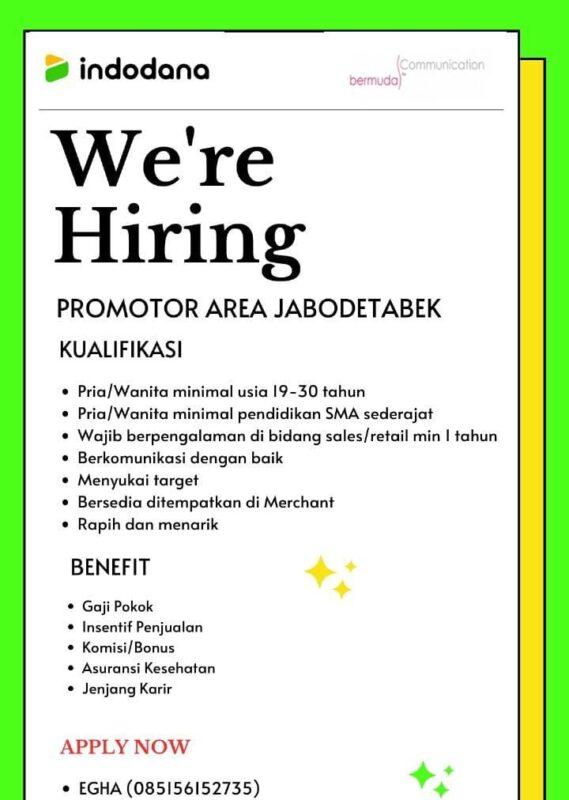 Lowongan Kerja Promotor di PT. Bermuda Advertising - JakartaKerja