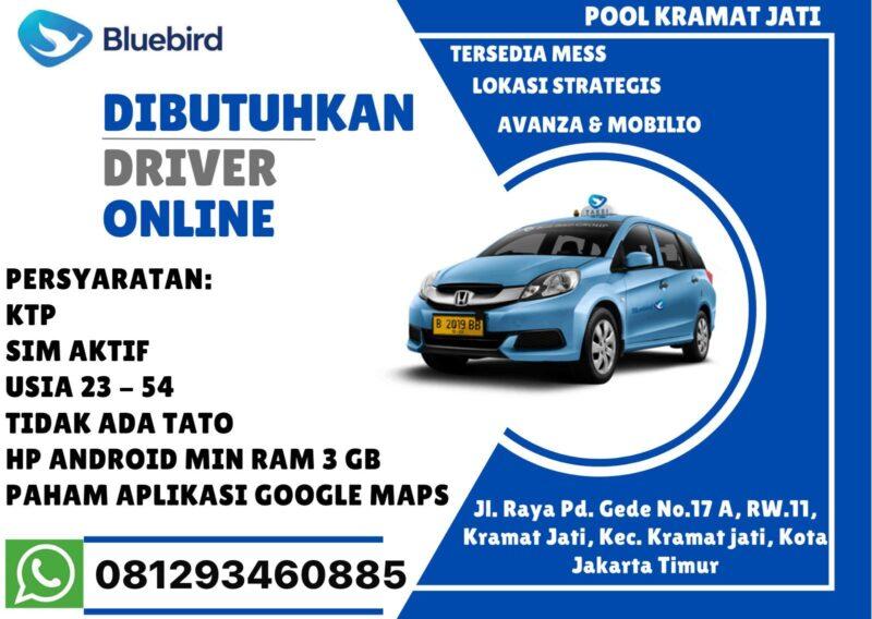 Lowongan Kerja Driver Online di Bluebird Group Kramat Jati - JakartaKerja