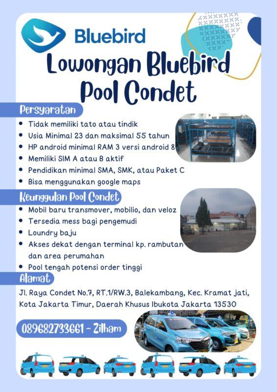 Lowongan Kerja Driver di Bluebird Pool Condet - JakartaKerja