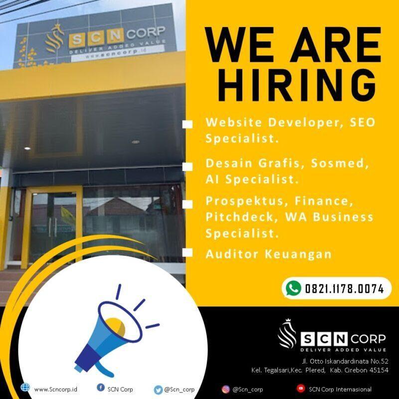 Lowongan Kerja Website Developer & SEO Specialist - Desain Grafis & Sosmed Specialist ...
