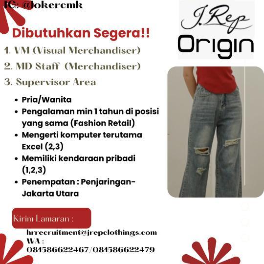 Lowongan Kerja VM (Visual Merchandiser) - MD Staff (Merchandiser) - Supervisor Area - Driver ...