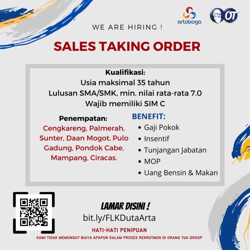 Lowongan Kerja Sales Taking Order di PT. Sumber Tirta Sentosa (Orang Tua Group) - JakartaKerja