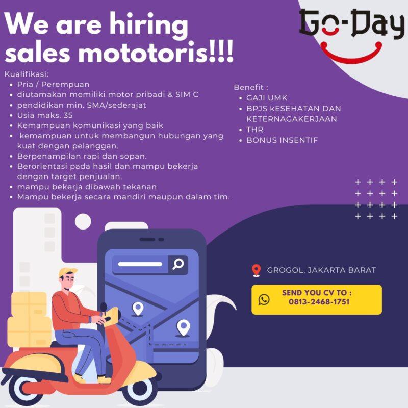 Lowongan Kerja Sales Motoris di PT. Super Big Oke - JakartaKerja