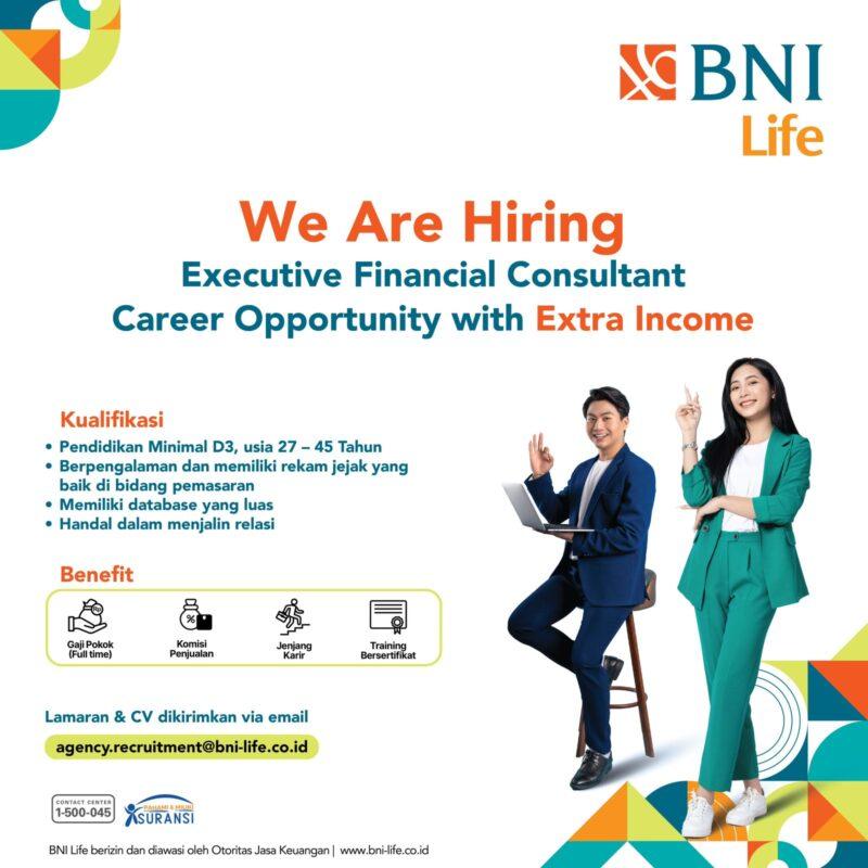 Lowongan Kerja Executive Financial Consultant di PT. BNI Life Insurance ...