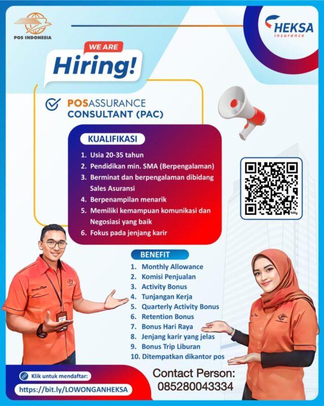 Lowongan Kerja Consultant Insurance di PT. Heksa Solution Insurance ...