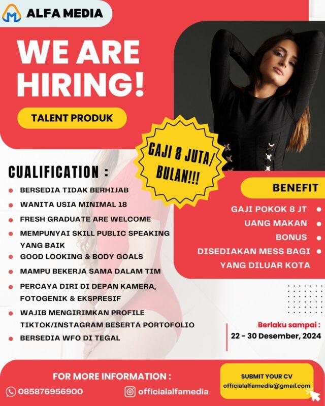 Lowongan Kerja Talent Produk di Alfa Media - JakartaKerja