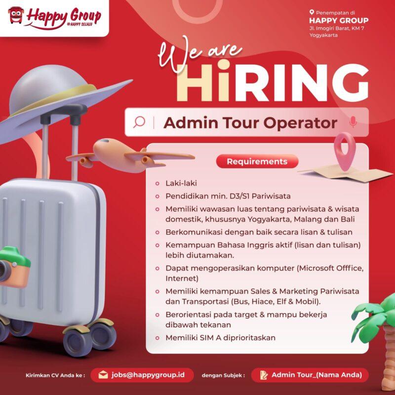 Lowongan Kerja Admin Tour Operator - Tour Planner & Travel Consultant - Admin Marketing ...