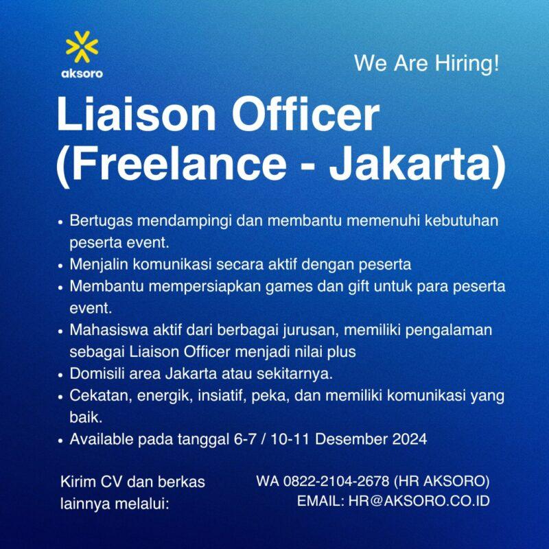 Lowongan Kerja Liaison Officer - Booth Sales Crew (Freelance) di PT ...