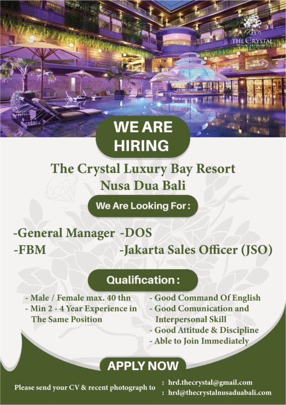 Lowongan Kerja General Manager - FBM - DOS - Jakarta Sales Office (JSO ...