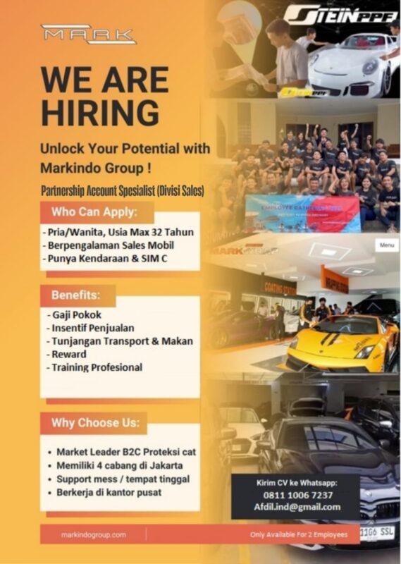 Lowongan Kerja Marketing Specialist di Markindo Group - JakartaKerja