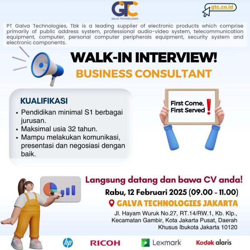 Lowongan Kerja Business Consultant di PT. Galva Galindra Multi Cipta ...