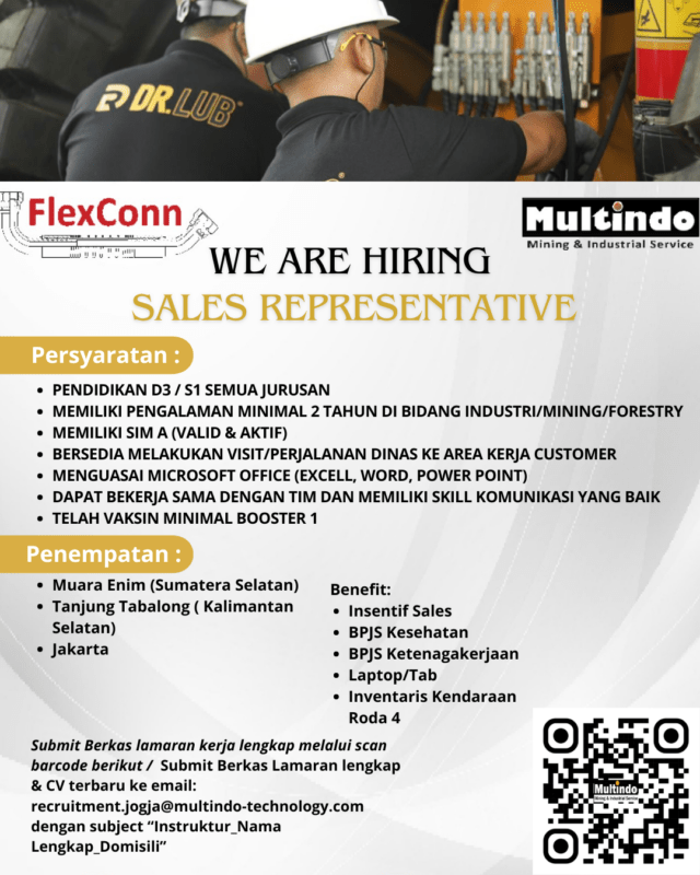 Lowongan Kerja Sales Representative - Instruktur - Partman ...