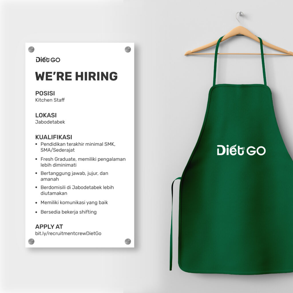 Lowongan Kerja Crew Kitchen di PT. Solusi Pangan Sehat (Diet Go ...