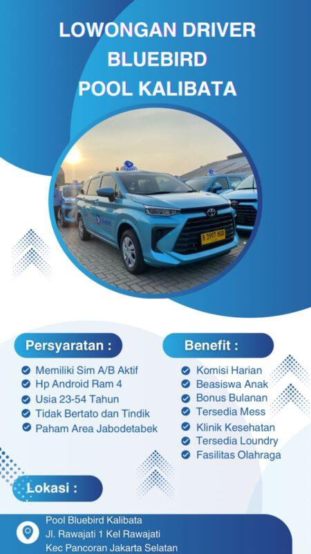 Lowongan Kerja Driver Online di Bluebird Pool Kalibata - JakartaKerja