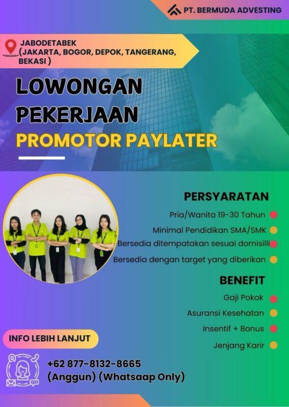 Lowongan Kerja Promotor Paylater di PT. Bermuda Advesting - JakartaKerja