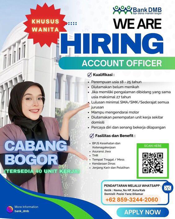 Lowongan Kerja Account Officer di Bank DMB - JakartaKerja