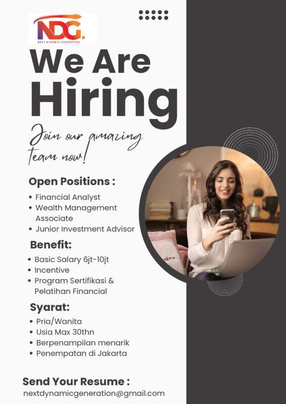 Lowongan Kerja Financial Analyst - Wealth Management Associate - Junior ...