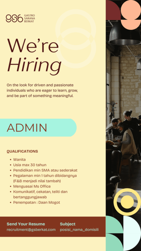 Lowongan Kerja Admin - Finance & Accounting - Personal Assistant - SPG/SPB - Cleaning Service di ...