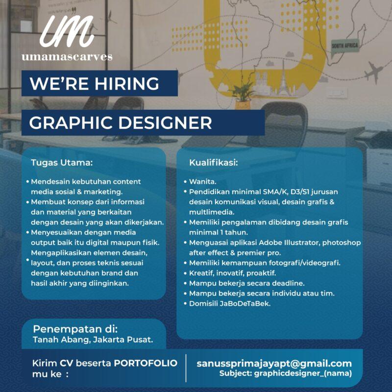 Lowongan Kerja Graphic Designer di Umama Scarves - JakartaKerja