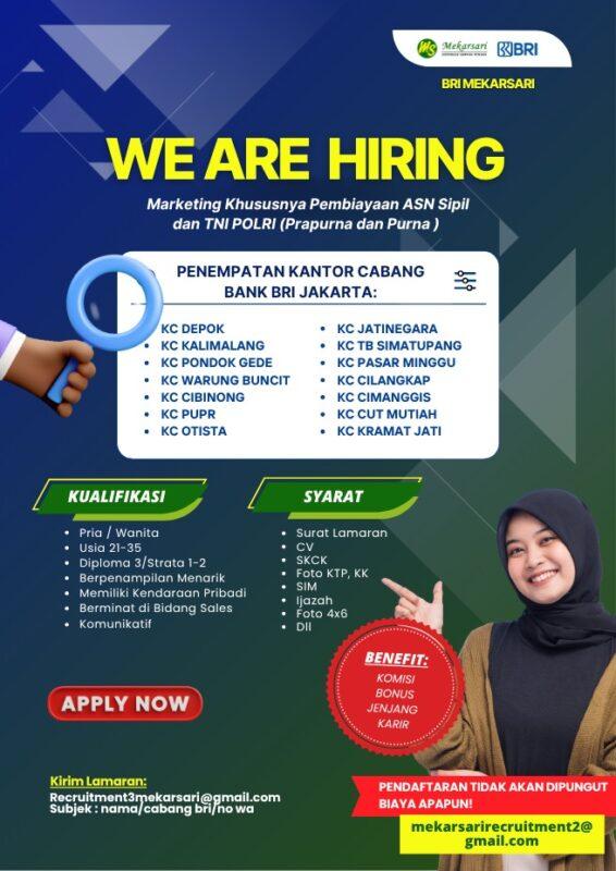 Lowongan Kerja Marketing di KSP Mekarsari - JakartaKerja