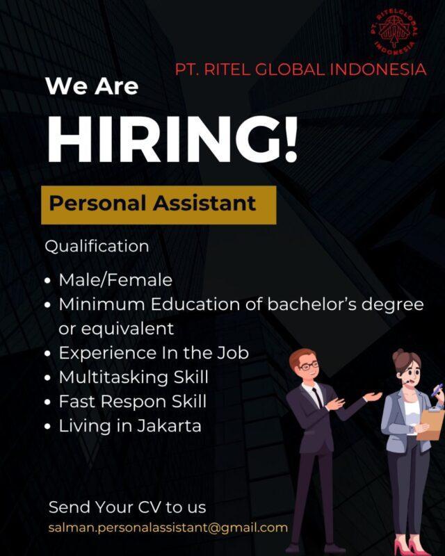 Lowongan Kerja Personal Assistant di PT. Ritel Global Indonesia ...