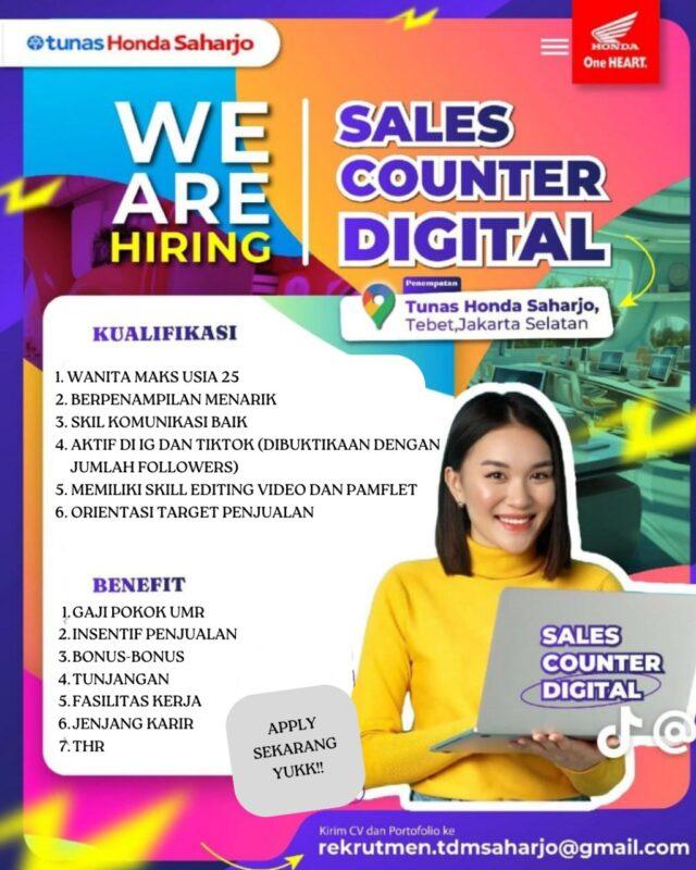 Lowongan Kerja Sales Counter Digital di PT. Tunas Dwipa Matra ...