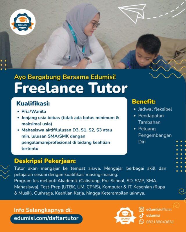 Lowongan Kerja Freelance Tutor Bidang Kebahasaan - Freelance Tutor Bidang Musik - Freelance ...